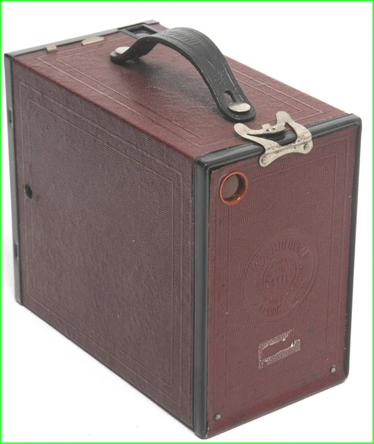 VINTAGE KODAK BROWNIE No. 2a RED special Box Camera for 116 film ...