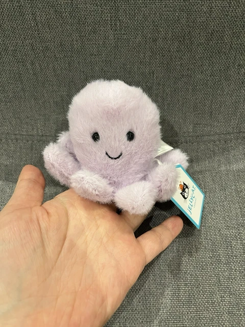 JELLYCAT FLUFFY OCTOPUS, Purple/Lilac, Soft Plush BNWT £27.00 - PicClick UK