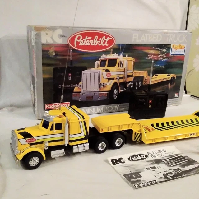RARE SHINSEI RC Peterbilt Flatbed Truck ( SUPERB ) Boxed £455.00 ...