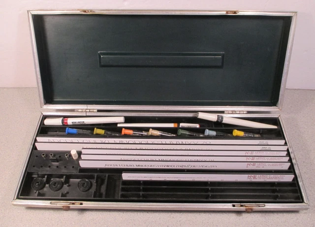 LEROY LETTERING SET Drafting Rapidograph Pen Tips Keuffel + Esser ...