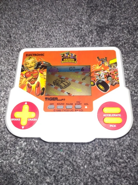 RARE VINTAGE 1980S Tiger Electronics Crash Test Dummies LCD Handheld ...