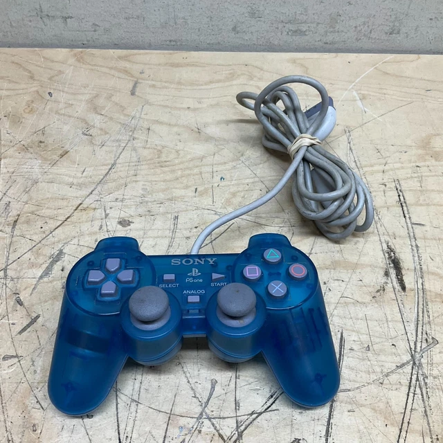 OEM SONY PLAYSTATION 1 PS1 PSOne Analog Controller Island Blue SCPH-110 ...
