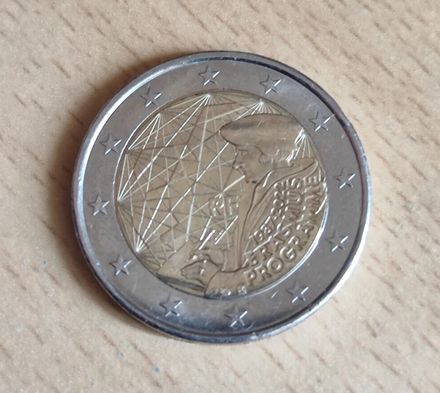 PIÈCE DE 2 euros commémorative RF Erasmus Programme 1987-2022 EUR 20,00 ...