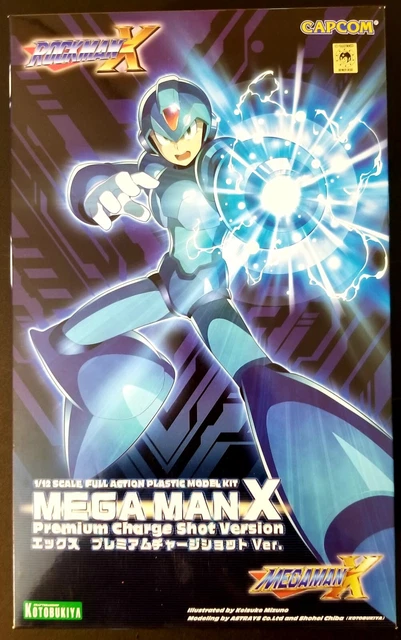 KOTOBUKIYA MEGA MAN X Premium Charge Shot Version 1/12 Scale Plastic ...