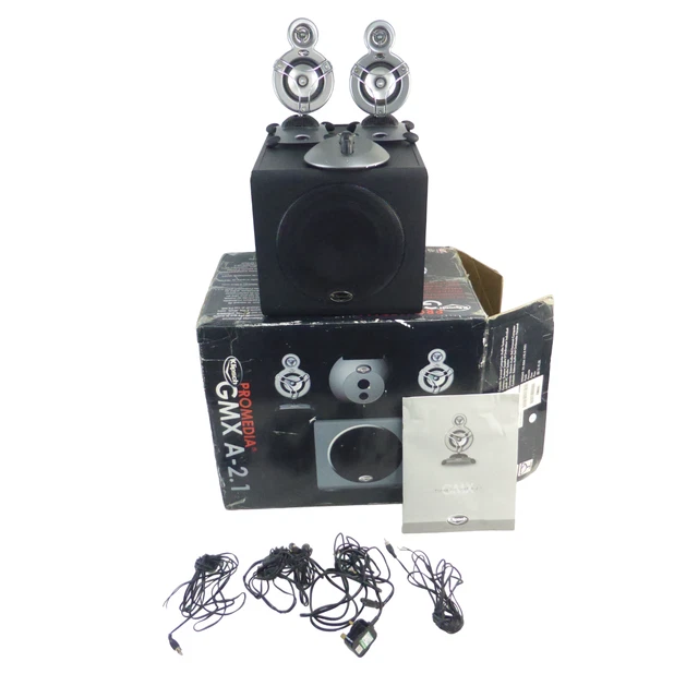 KLIPSCH PROMEDIA GMX A-2.1 Speaker & Subwoofer System £29.95 - PicClick UK