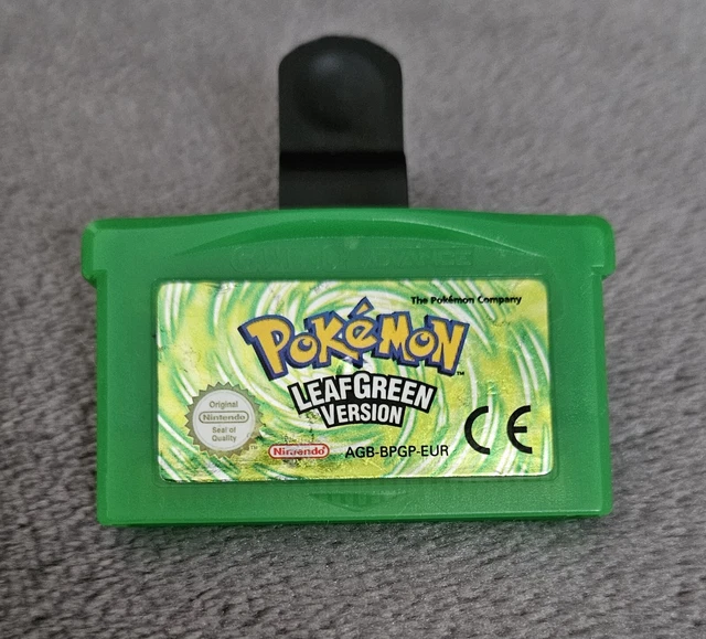 POKÉMON LEAF GREEN Version Nintendo Gameboy Advance UK PAL Genuine £74. ...