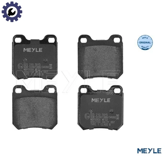 BRAKE PAD SET DISC BRAKE 025 210 5015 FOR VAUXHALL VECTRA CARLTON/Mk ...