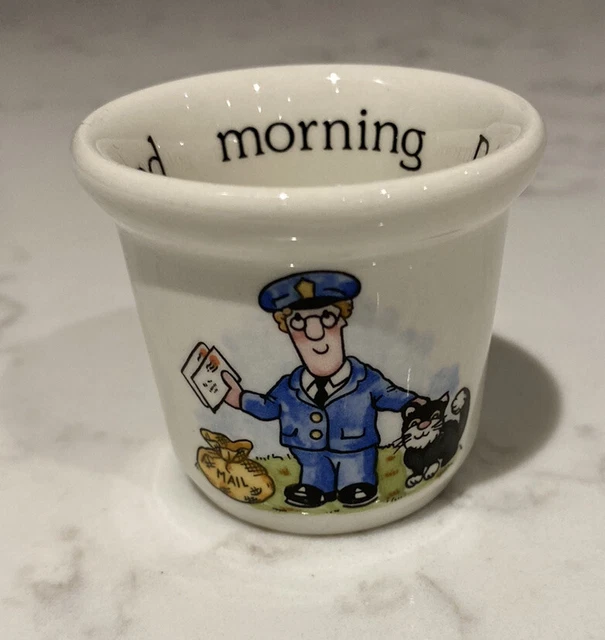 POSTMAN PAT COALPORT vintage 1984 children’s egg cup featuring Pat ...