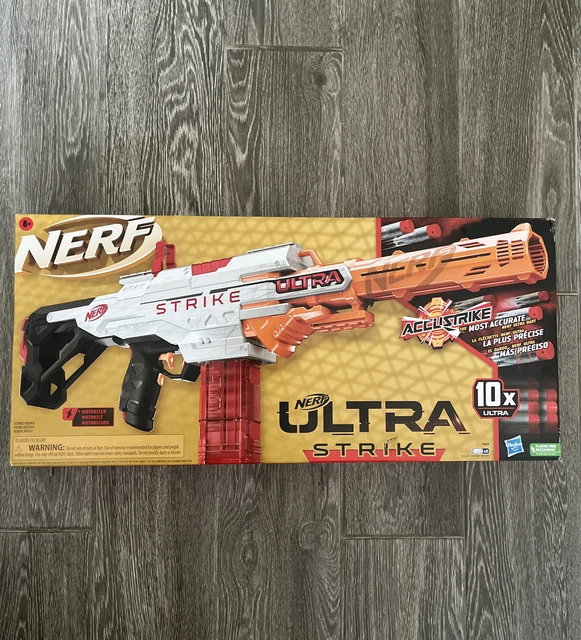 HASBRO NERF ULTRA Strike Motorized Blaster Toy Gun with 10 Nerf ...