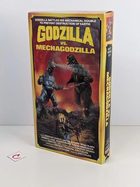 GODZILLA VS MECHAGODZILLA (VHS) Gorô Mutsumi, Shin Kishida, Beru, Jun ...