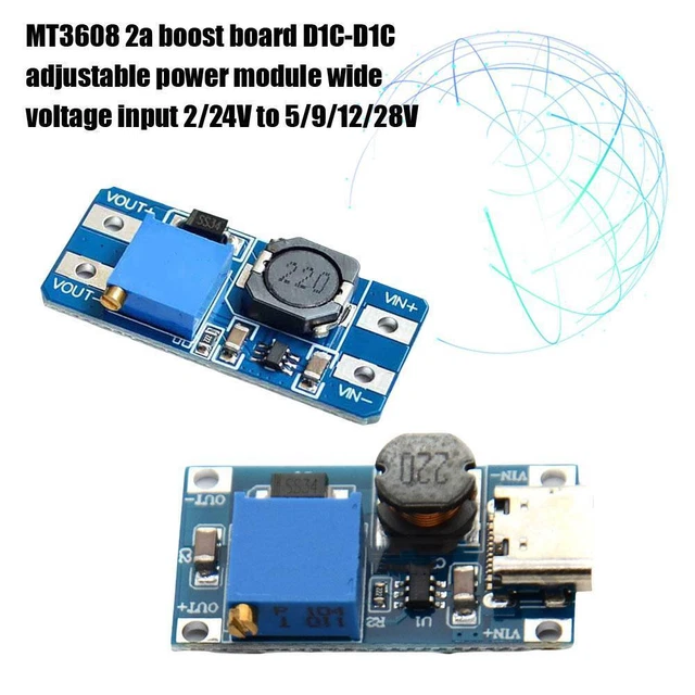 2A STEP-UP BOARD MT3608 2V-24V Input Electronic Component U2C3 £2.89 ...