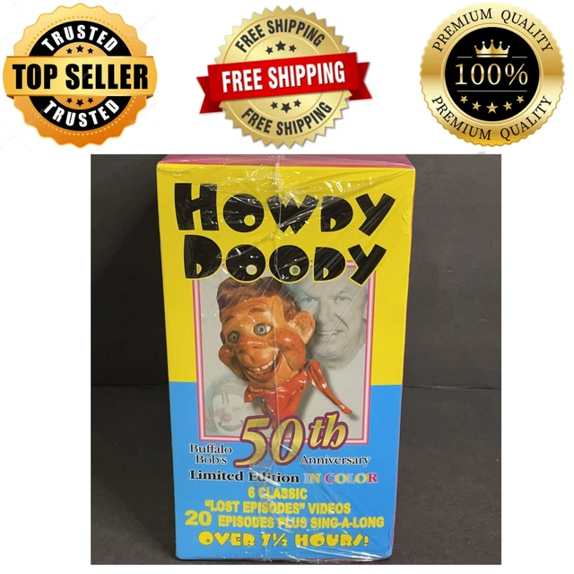 HOWDY DOODY 50TH Anniversary Limited Edition Color Lost Episodes VHS ...