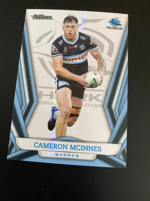 NRL-TRADERS CARDS-2023- PEARL- Cameron McInnes- PS036- Cronulla Sharks ...