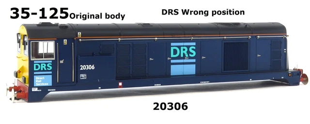 BACHMANN 35-125ORIGINAL. CLASS 20/3 20306 Direct Rail Service - Body Only (NEW) £39.00 - PicClick UK