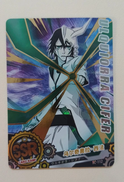 CARTE GODDESS STORY SC-112 Espada n°4 Ulquiorra Bleach Card Of God foil EUR 5,99 - PicClick FR