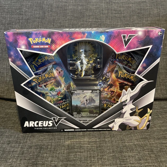 POKÉMON TCG - Arceus V Figure Collection Box Includes Cosmic Eclipse ...