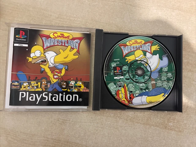 SONY PLAYSTATION PS1 The Simpsons Wrestling 2001 £10.00 - PicClick UK