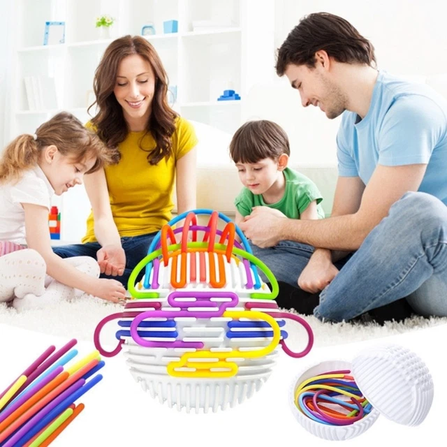CREATIVE SENSORY ACTIVITY Ball With Rubber Rope For Adult Kids Stress ...