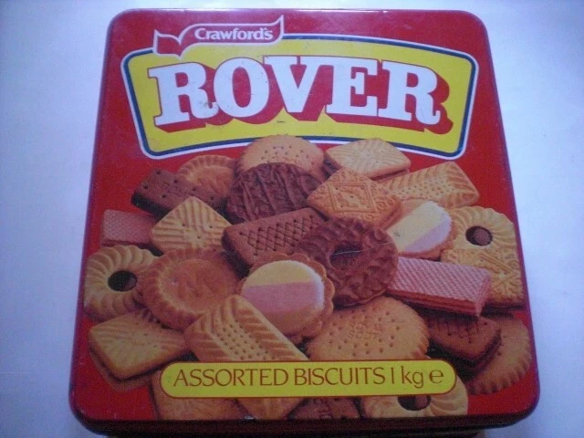 RARE MEMORABLIA DATED 1989 Vintage Crawford's Rover Assorted Biscuit ...