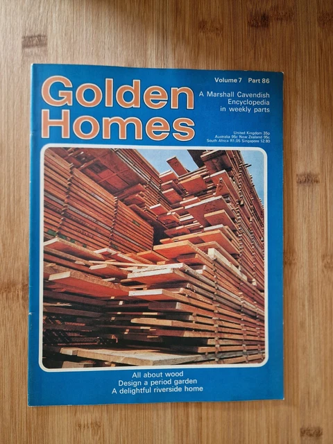 GOLDEN HOMES MAGAZINE / Vol 7 Part 86 / All about wood / 1970s DIY £4. ...