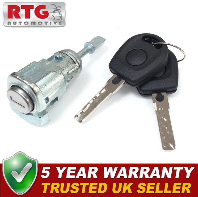 IGNITION SWITCH LOCK Barrel 2 Keys For VW Golf Bora Fox Beetle ...