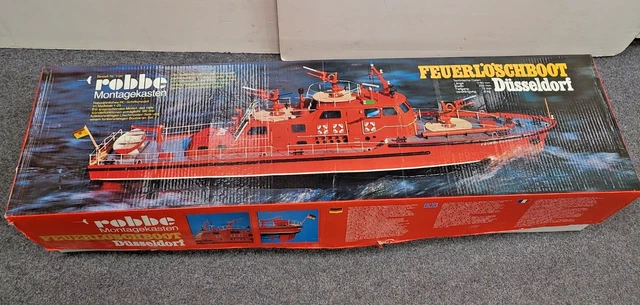 ROBBE FEUERLÖSCHBOOT DÜSSELDORF, RC Montagekasten , Bausatz,gebraucht EUR 236,02 - PicClick DE