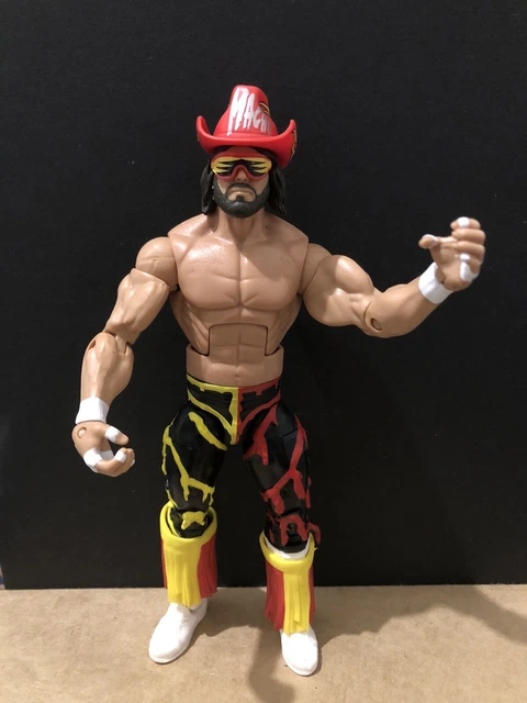 MACHO MAN RANDY Savage WWE Elite Action Figure WCW EUR 36,81 - PicClick IT