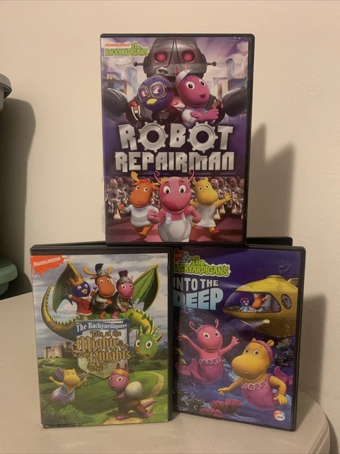 THE BACKYARDIGANS: DVD Lot (3) Robot Repairman-Into The Deep- Mighty ...