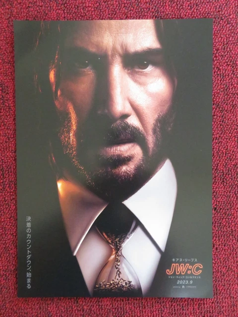 Affiche John Wick Chapitre 4 Chirashi Japonais B5 Keanu Reeves