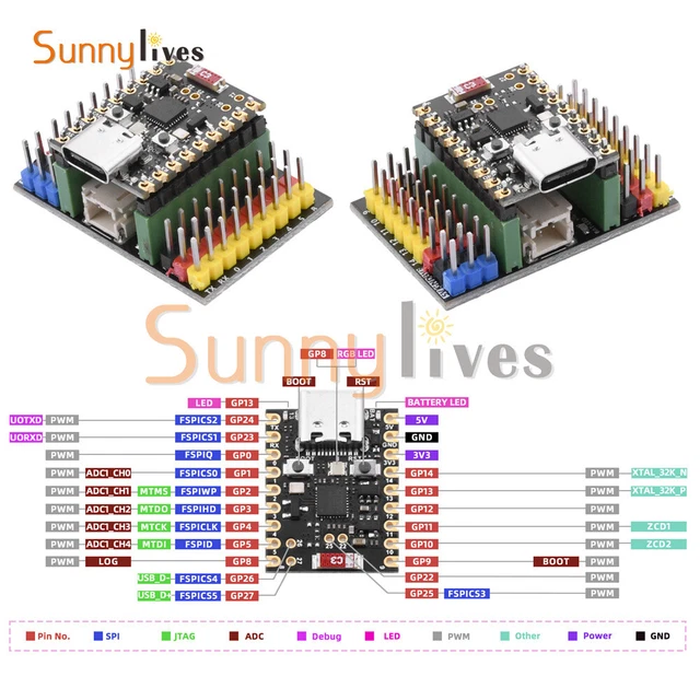 ESP32-H2 DEVELOPMENT BOARD Microcontroller Programming Learning ...