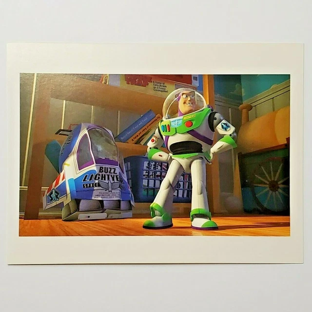 TOY STORY POSTCARD Disney Pixar Buzz Lightyear Space Ranger Andy's Room ...