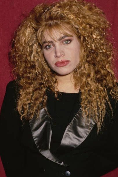 SINGER SONGWRITER ACTRESS Taylor Dayne Wearing A Black Jacket With- Old ...