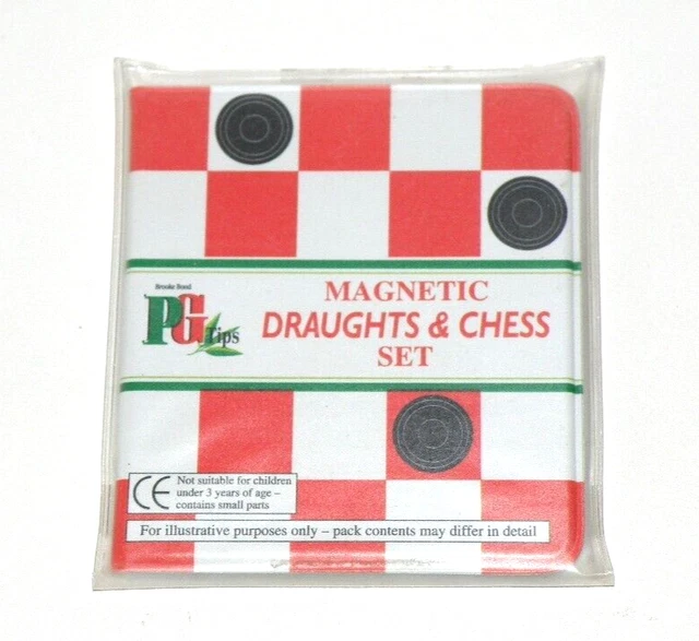 BROOKE BOND PG Tips Collectable - Magnetic Draughts & Chess Set (Sm48 ...
