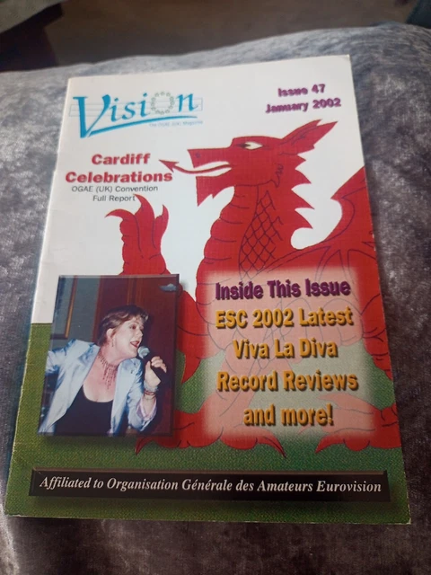VISION MAGAZINE ISSUE 47 Eurovision Fanzine Cardiff OGAE convention ...