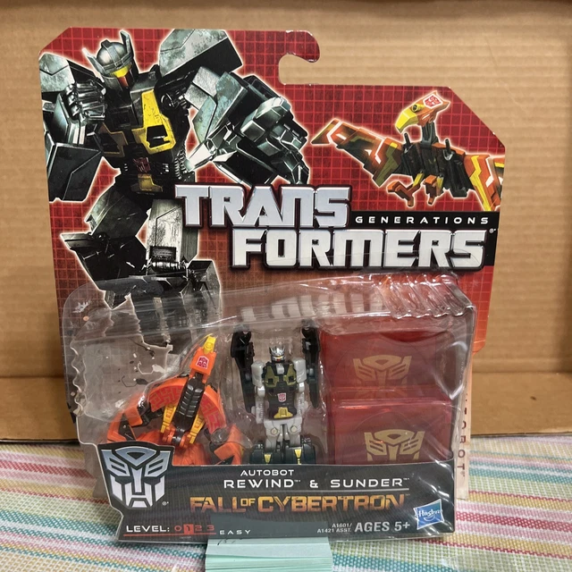 TRANSFORMERS GENERATIONS FALL of Cybertron FOC Rewind and Sunder $28.99 ...