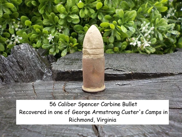 OLD RARE VINTAGE Antique Civil War Relic 56 Caliber Spencer Richmond Va ...