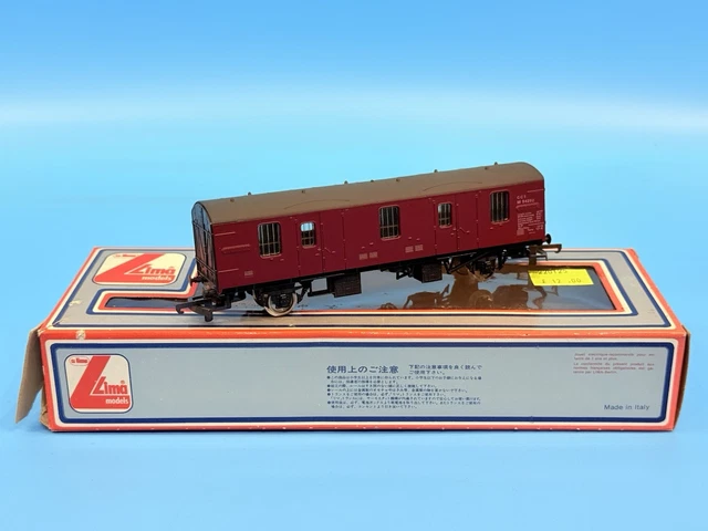 LIMA 'OO' GAUGE 305357W Br Maroon Cct Covered Carriage Truck Boxed £12. ...