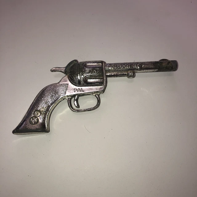 VINTAGE MINIATURE 1950'S Cap Gun Pistol Kilgore Circle K PAL Metal ...