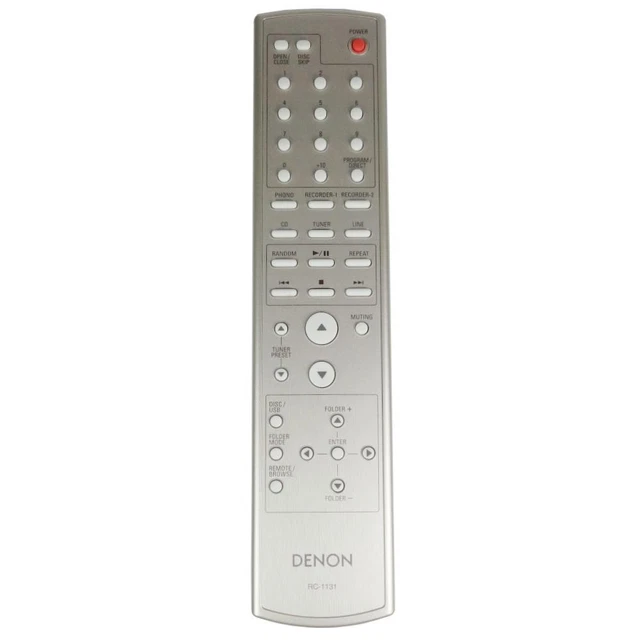 *NEW* GENUINE DENON PMA-510AE White Amplifier Remote Control £39.95 ...