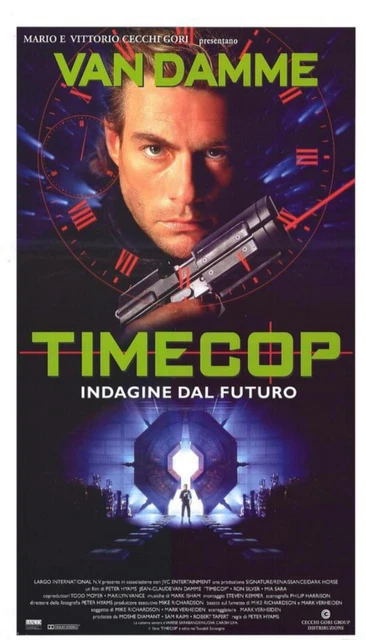 VINTAGE &TIMECOP& JEAN-CLAUDE Van Damme Film Release Poster Fine Art ...