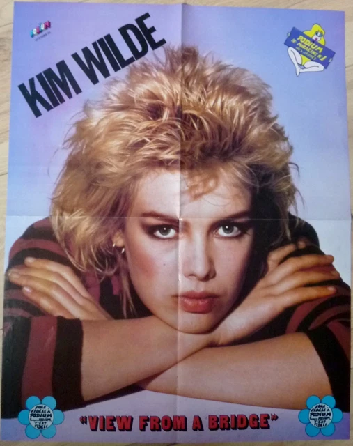 *KIM WILDE = 4 PAGES 1982 POSTER French CLIPPING / COUPURE DE PRESSE ...