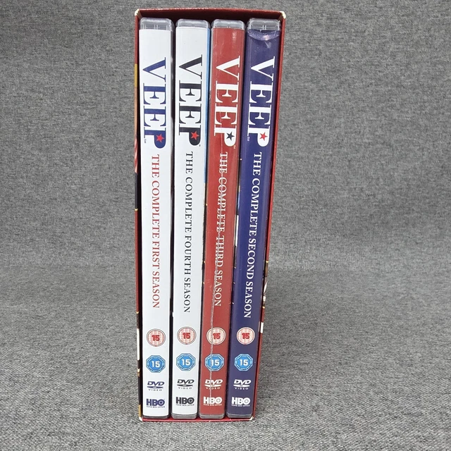VEEP: THE COMPLETE Seasons 1-4 DVD (2016) Julia Louis-Dreyfus cert 15 8 ...
