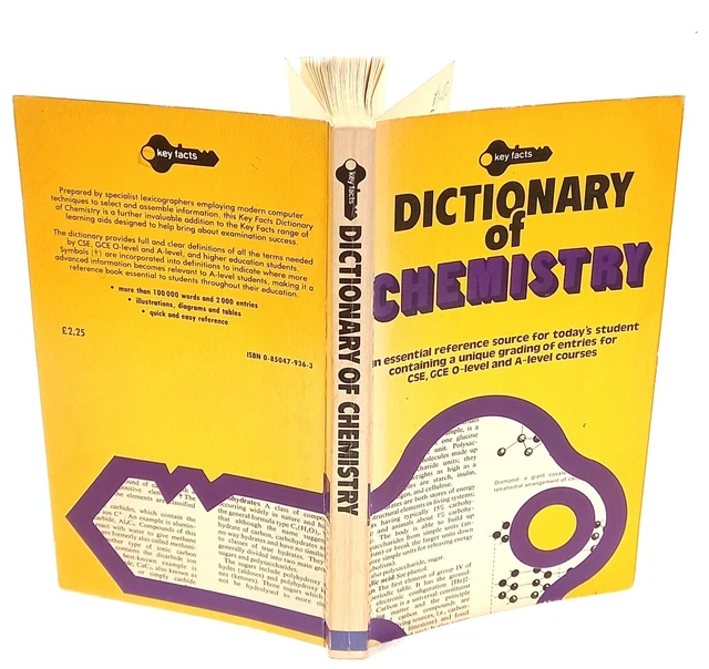 DICTIONNAIRE DE CHIMIE (John Daintith (Edt.) - 1981) (ID:43222) EUR 6 ...