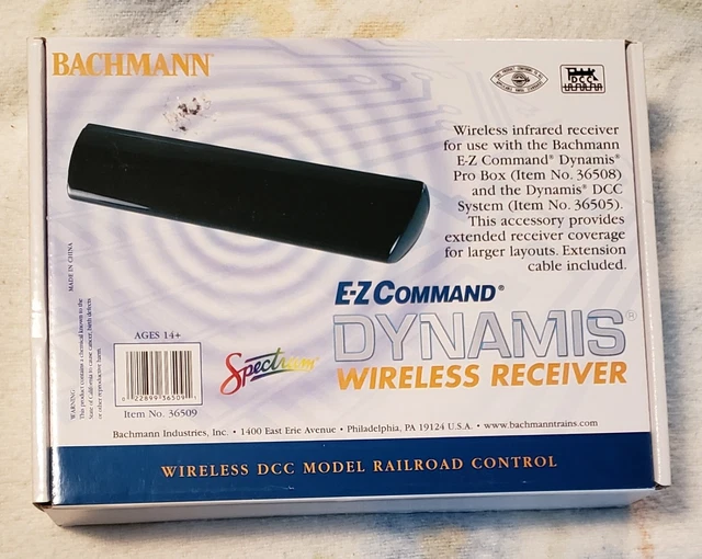 BACHMANN #36509 E-Z Command Dynamis Wireless DCC Receiver - New in Box ...