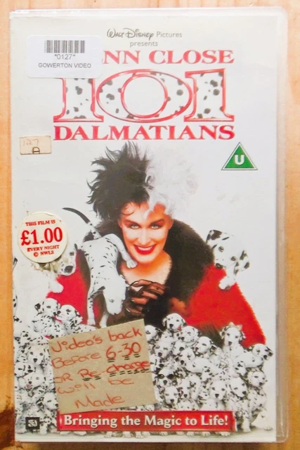 101 DALMATIANS (RARE UK Disney Rental VHS!) £6.99 - PicClick UK