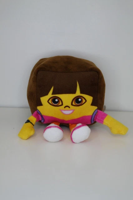 DORA THE EXPLORER Plush Toy Plushie Authentic Nickelodeon Soft Square ...
