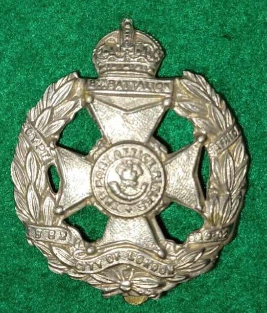 8TH BATTALION LONDON Regiment (Post Office Rifles) Cap Badge, KK 1827 ...