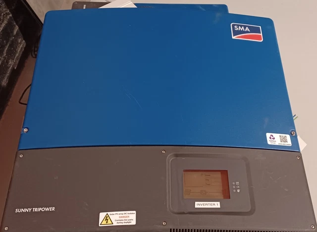 SMA SOLAR TECHNOLOGY 15 KW Sunny Tripower Solar Inverter STP 15000 TL ...