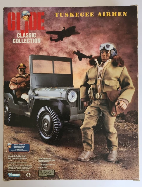 NIB KENNER GI Joe Wwii Tuskegee Airman Bomber Pilot Action 12" Figure ...