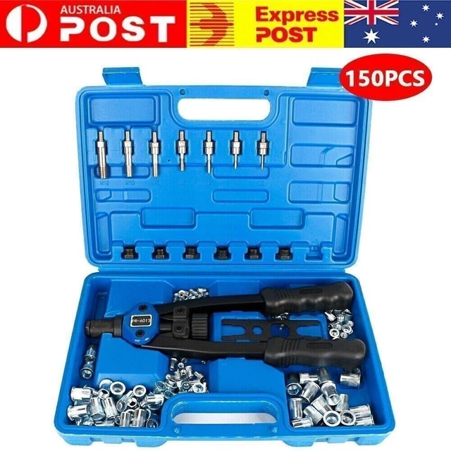 AU NUTSERT MANDRELS Nut Rivet Tool Kit Rivnut Riveting Riveter Gun ...